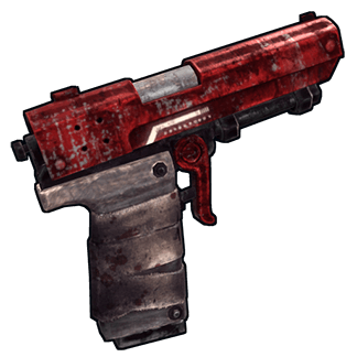 Skin: Red Shine Pistol • Rust Wiki