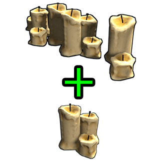 Skin: Large Candle Set • Rust Wiki