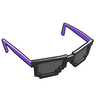 Skin: Purple Sunglasses • Rust Wiki