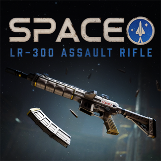 Skin: Space LR-300 Assault Rifle • Rust Wiki