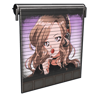 Skin: Pokimane Painted Garage Door • Rust Wiki