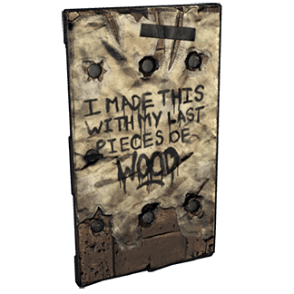 Skin: CNDBLOOD Wooden Door • Rust Wiki