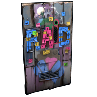 Skin: RAD Wooden Door • Rust Wiki