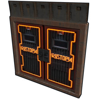 Skin: Rustopia Armored Double Door • Rust Wiki