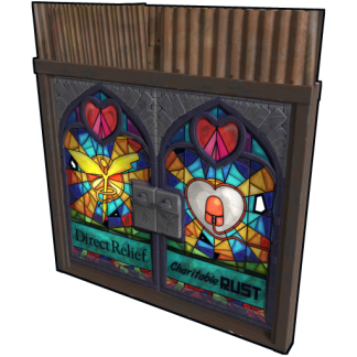 Skin: Charitable Rust 2024 - Sheet Metal Double Door • Rust Wiki