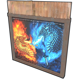 Skin: FancyOrb Double Door • Rust Wiki