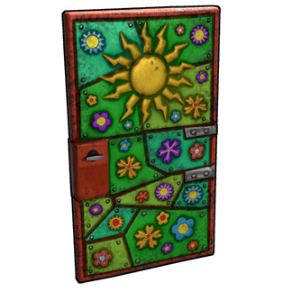 Skin: Flower Power Door • Rust Wiki