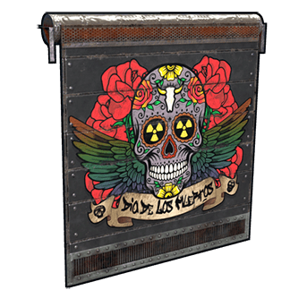 Skin: Dia De Los Muertos Garage Door • Rust Wiki