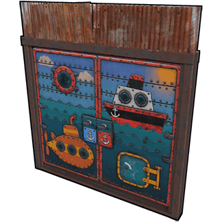 Skin: Shippy & Friends Double Door • Rust Wiki