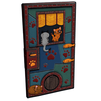 Skin: MeowMeow Sheet Metal Door • Rust Wiki