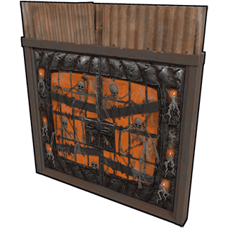 Skin: Pumpkin Jail Double Door • Rust Wiki