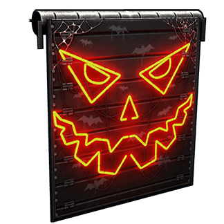 Skin: Neon Pumpkin Garage Door • Rust Wiki