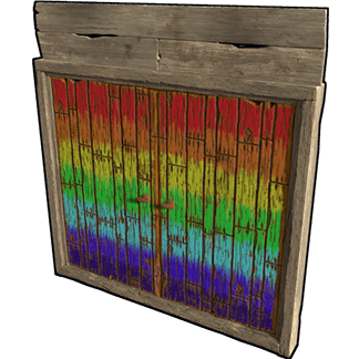 Skin: Rainbow Doors • Rust Wiki