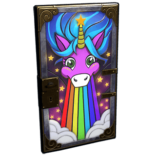 Skin: Rainbow Pony Metal Door • Rust Wiki