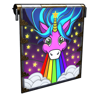 Skin: Rainbow Pony Garage Door • Rust Wiki