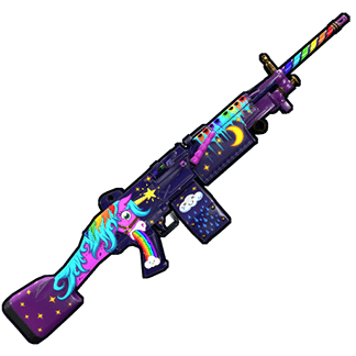 Skin: Rainbow Pony M249 • Rust Wiki