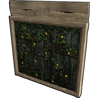 Skin: Fireflies Double Wooden Doors • Rust Wiki
