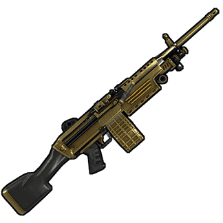 Skin: Black Gold M249 • Rust Wiki
