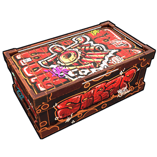 Skin: Graffiti Scrap Storage • Rust Wiki