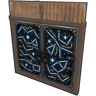 Skin: Constellations Metal Double Door • Rust Wiki