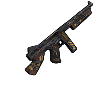 Skin: Wasteland Thompson • Rust Wiki