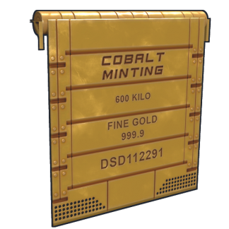 Skin: Minted Gold Garage Door • Rust Wiki