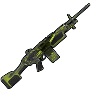 Skin: Toxic Wolf M249 • Rust Wiki