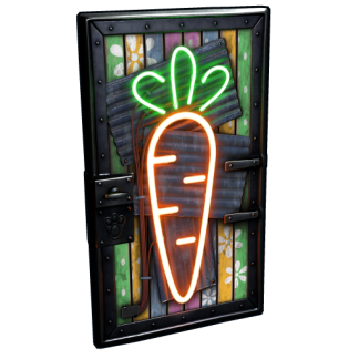 Skin: Neon Carrot Door • Rust Wiki