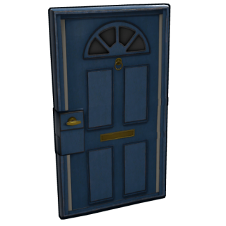 Skin: Blue Exterior Door • Rust Wiki