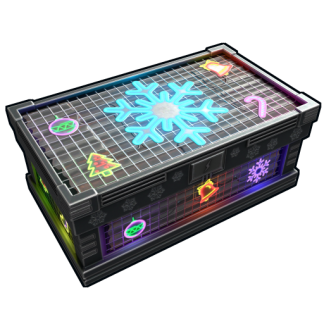 Skin: Neon Snowflake Large Box • Rust Wiki