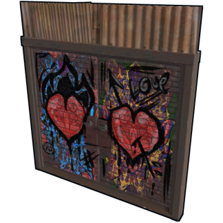Skin: Graffiti Love Double Door • Rust Wiki