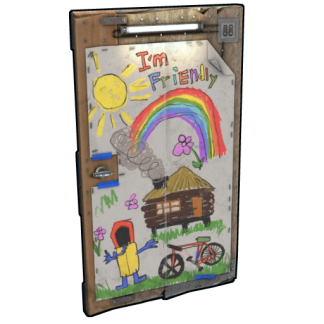 Skin: My First Base Wooden Door • Rust Wiki