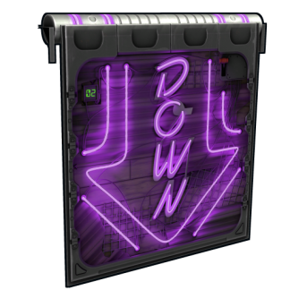 Skin: Neon Down Garage Door • Rust Wiki