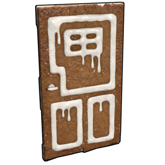 Skin: Gingerbread Wooden Door • Rust Wiki