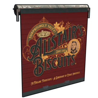 Skin: Alistair's Biscuits Garage Door • Rust Wiki