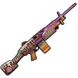 Skin: Carrot Cruncher M249 • Rust Wiki