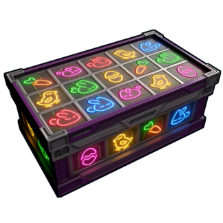 Skin: Neon Bunnies Large Wooden Box • Rust Wiki