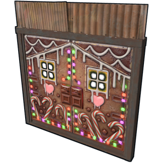 Skin: Gingerbread Metal Double Door • Rust Wiki